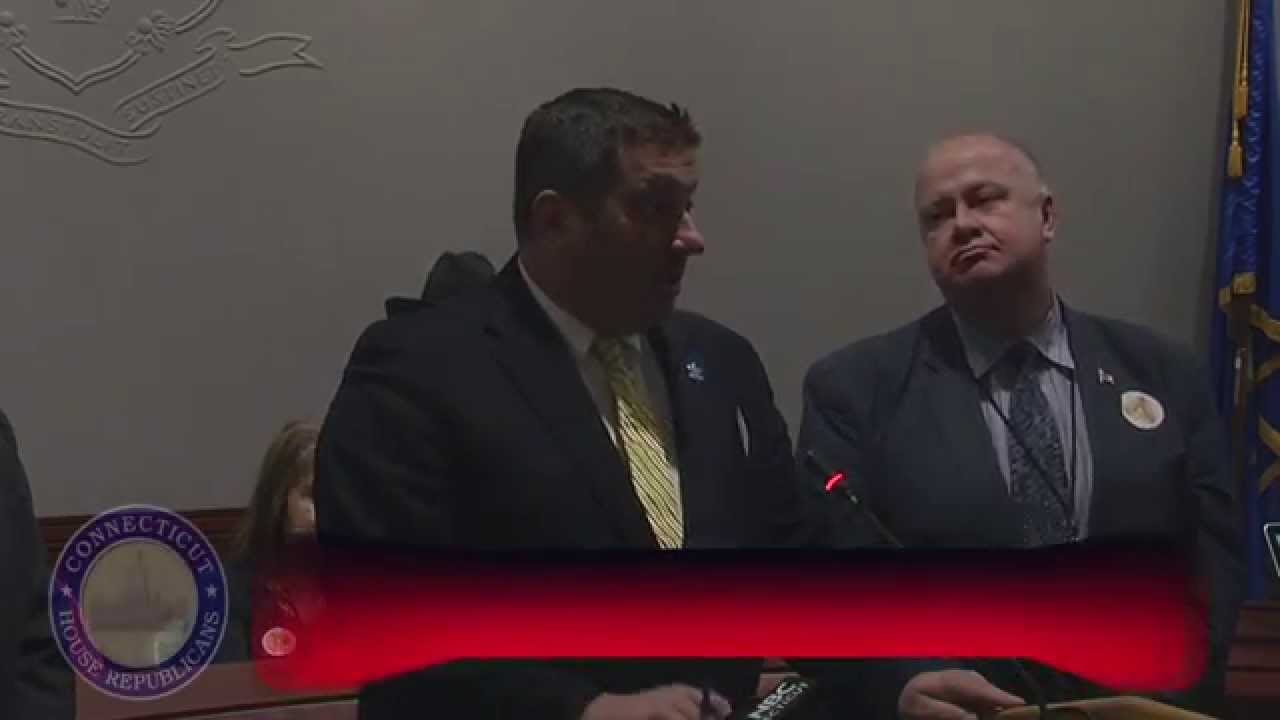 State Rep. Jay Case addresses Gov. Malloy's developmental services cuts ...