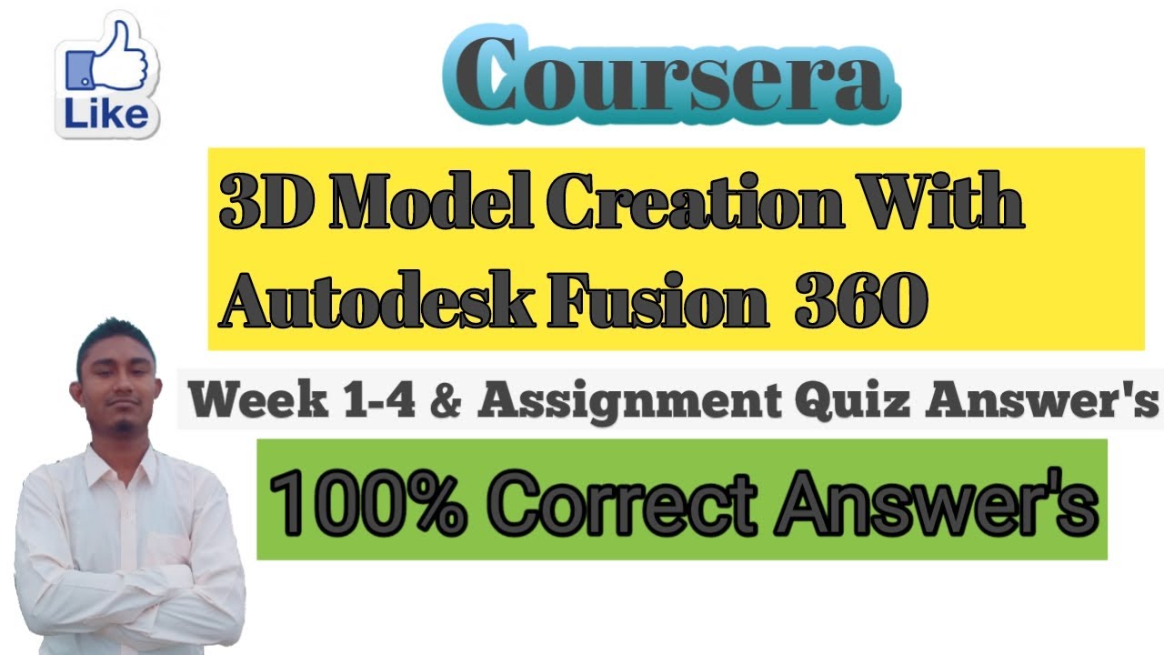 3D Model Creation with Autodesk Fusion 360 Assignment - YouTube