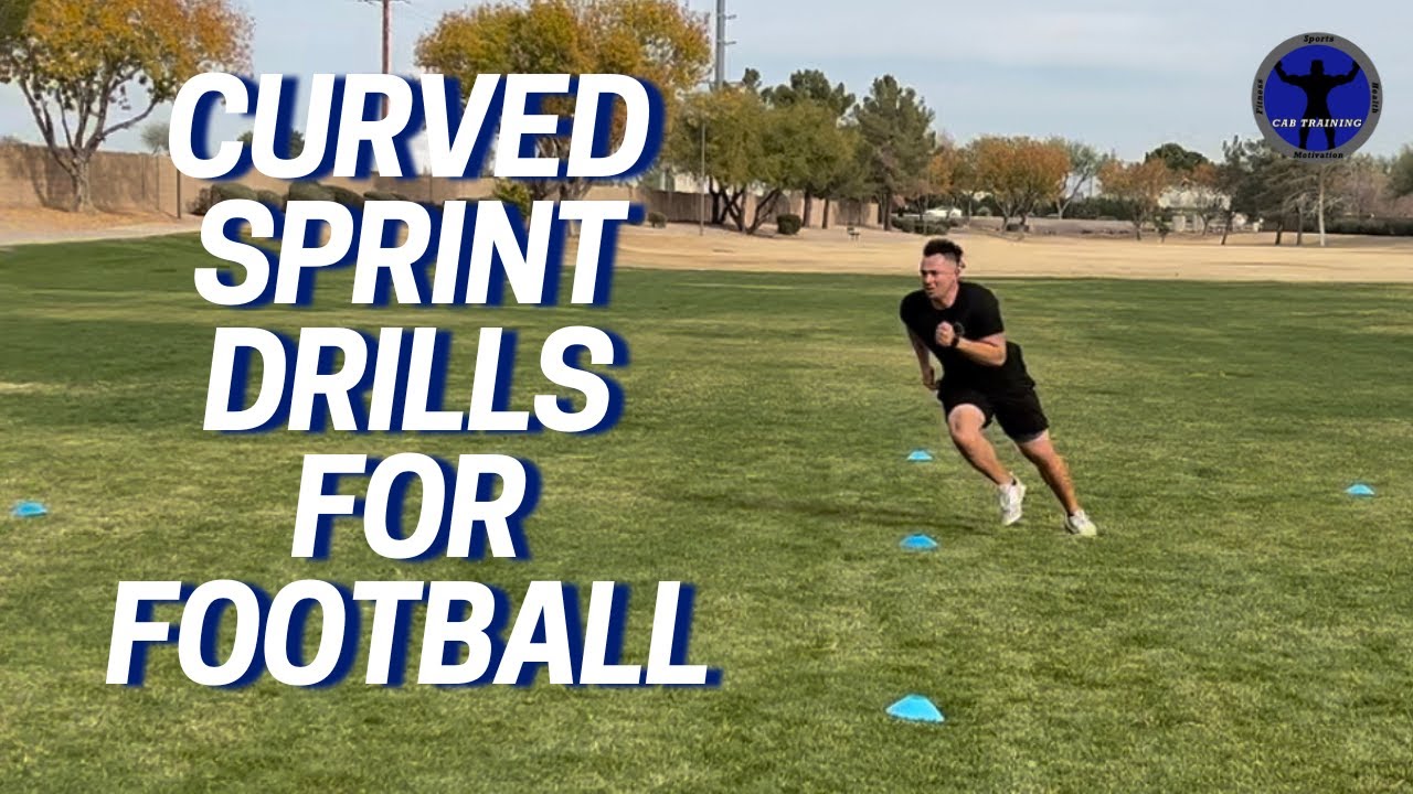 3 Curved Sprint Drills for Football Players - YouTube