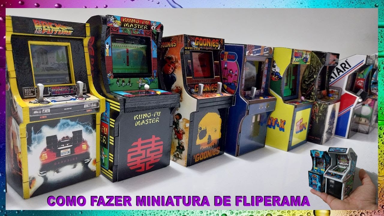 Como fazer miniatura de fliperama Diy - YouTube