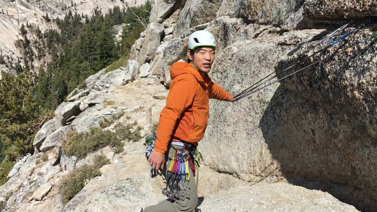 Rock Climbing - How to build anchor with webolette - YouTube