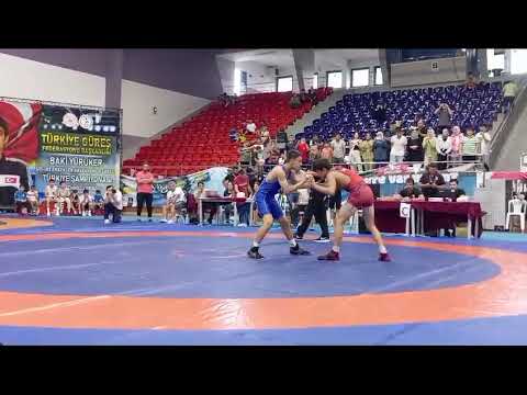 final match U13 Grekoromen stil 48kg Turkey champion Hikmet Emre İnan 🥇#wrestling #kidswrestling