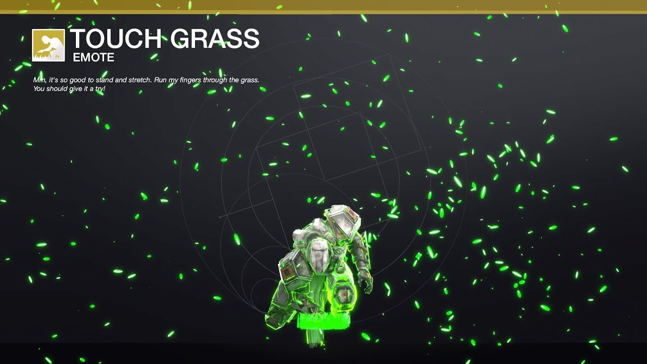Touch Grass - Destiny 2 Emote Concept - YouTube