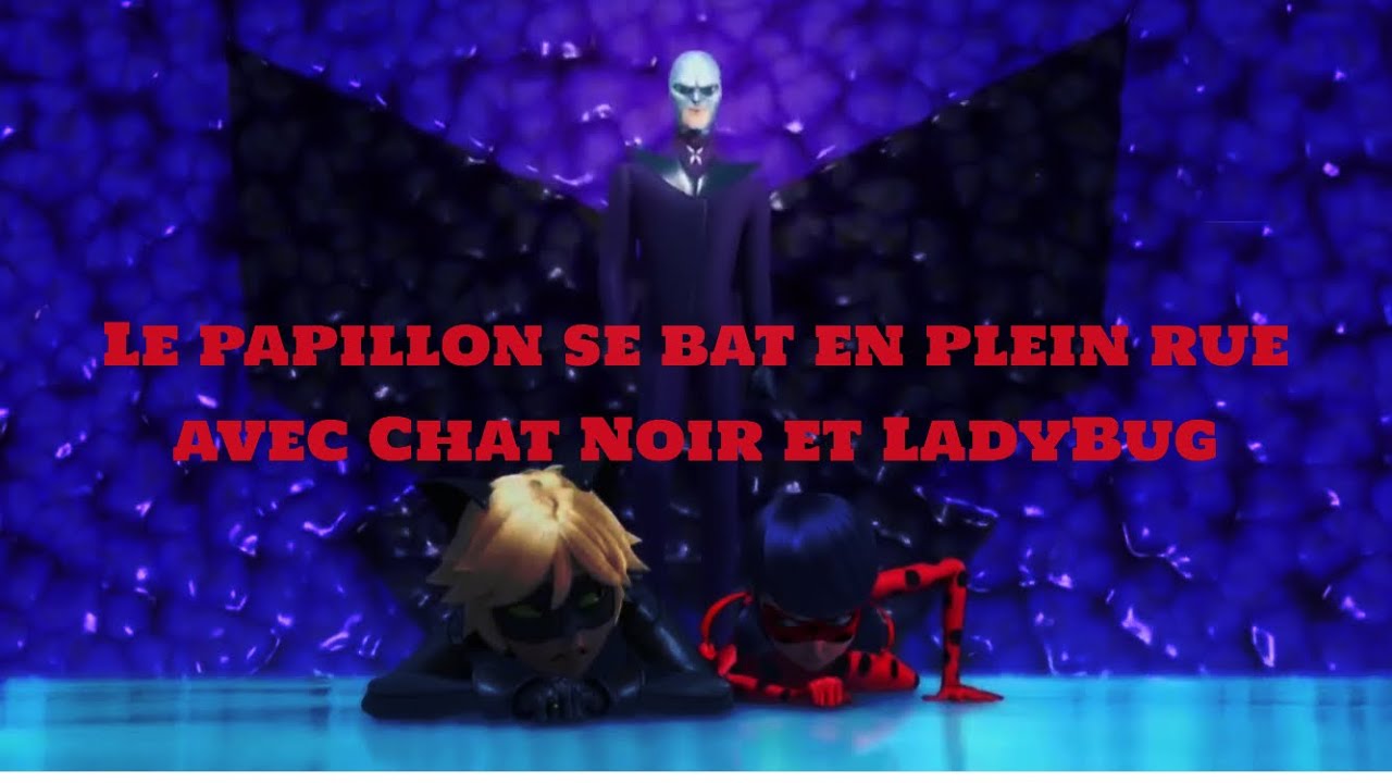 Le papillon se bat avec LadyBug et Chat Noir... - YouTube