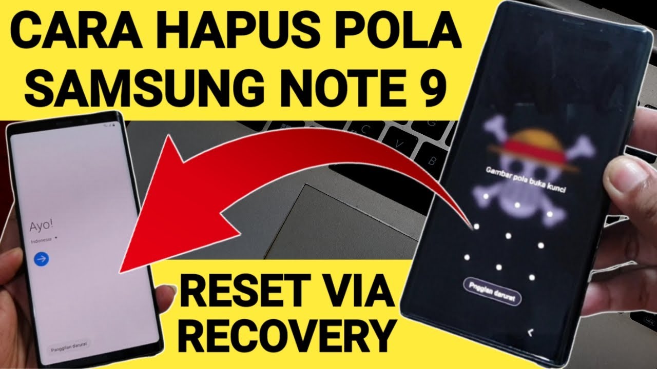 Cara Hapus Pola Samsung Galaxy Note 9 reset via Recovery Mode - YouTube