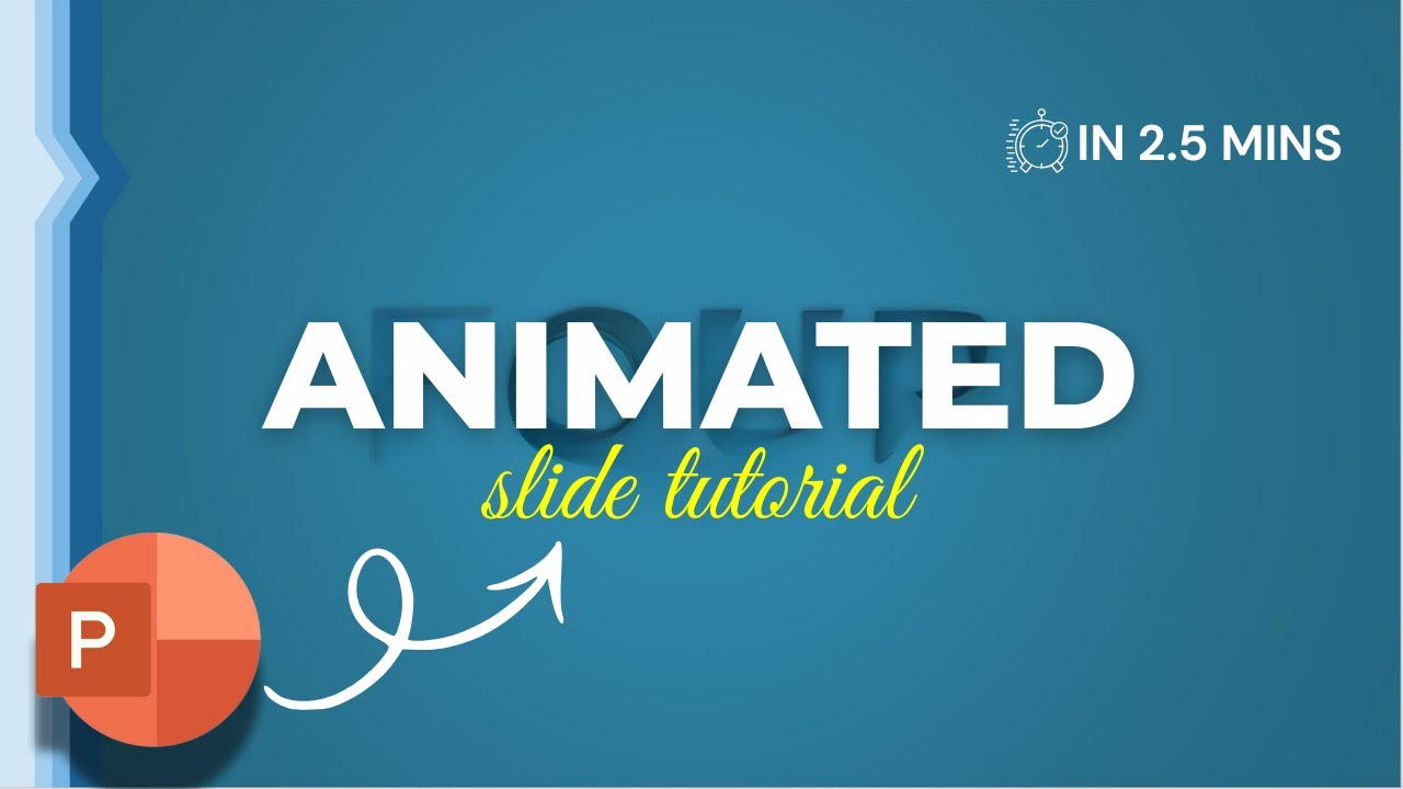 An Easy Tutorial of a PRO Animated Slide - YouTube