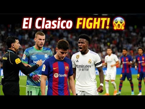 😱 Lunin RED CARD! El Clasico Turns Wild in 99th Minute! - YouTube
