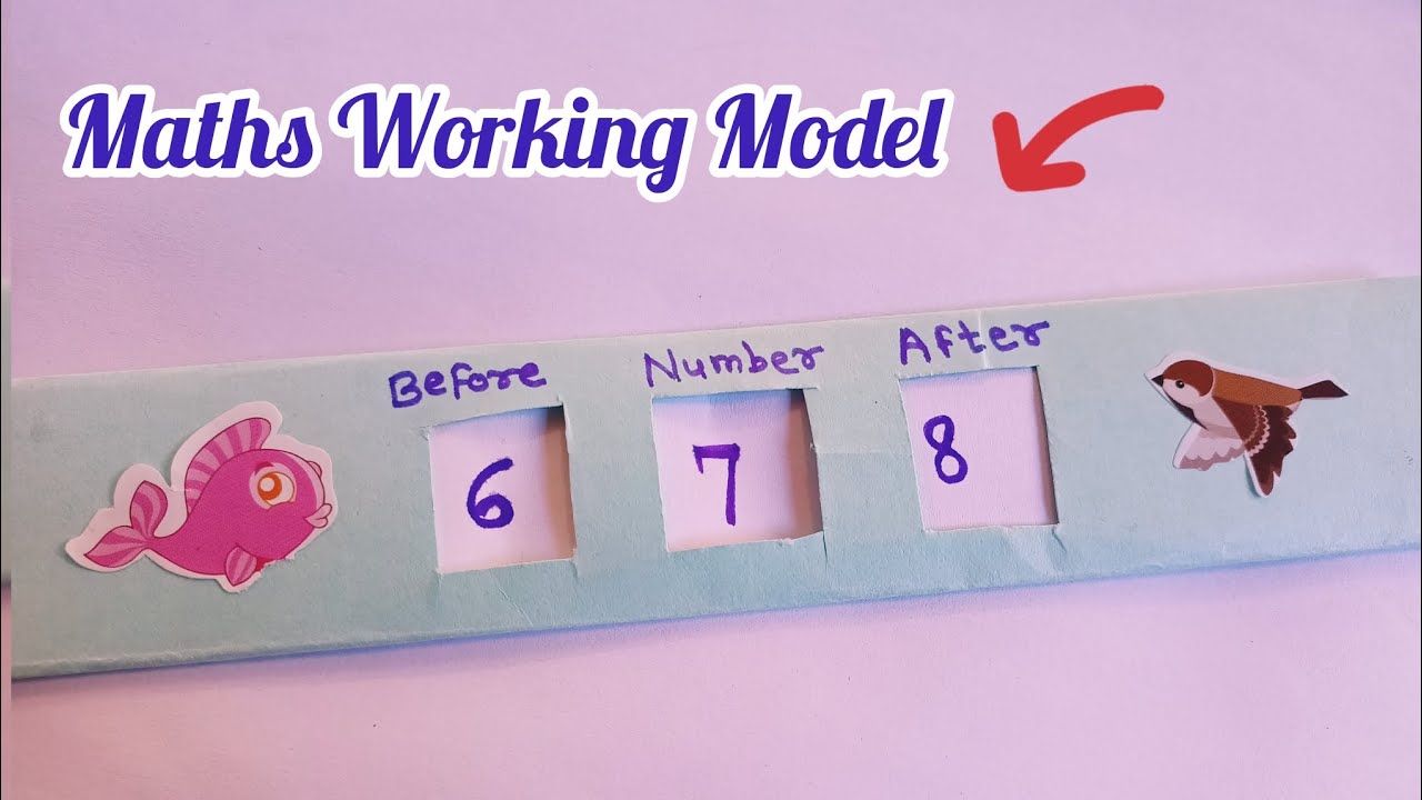 Maths Working Model Before And After Number Working Model Maths Tlm