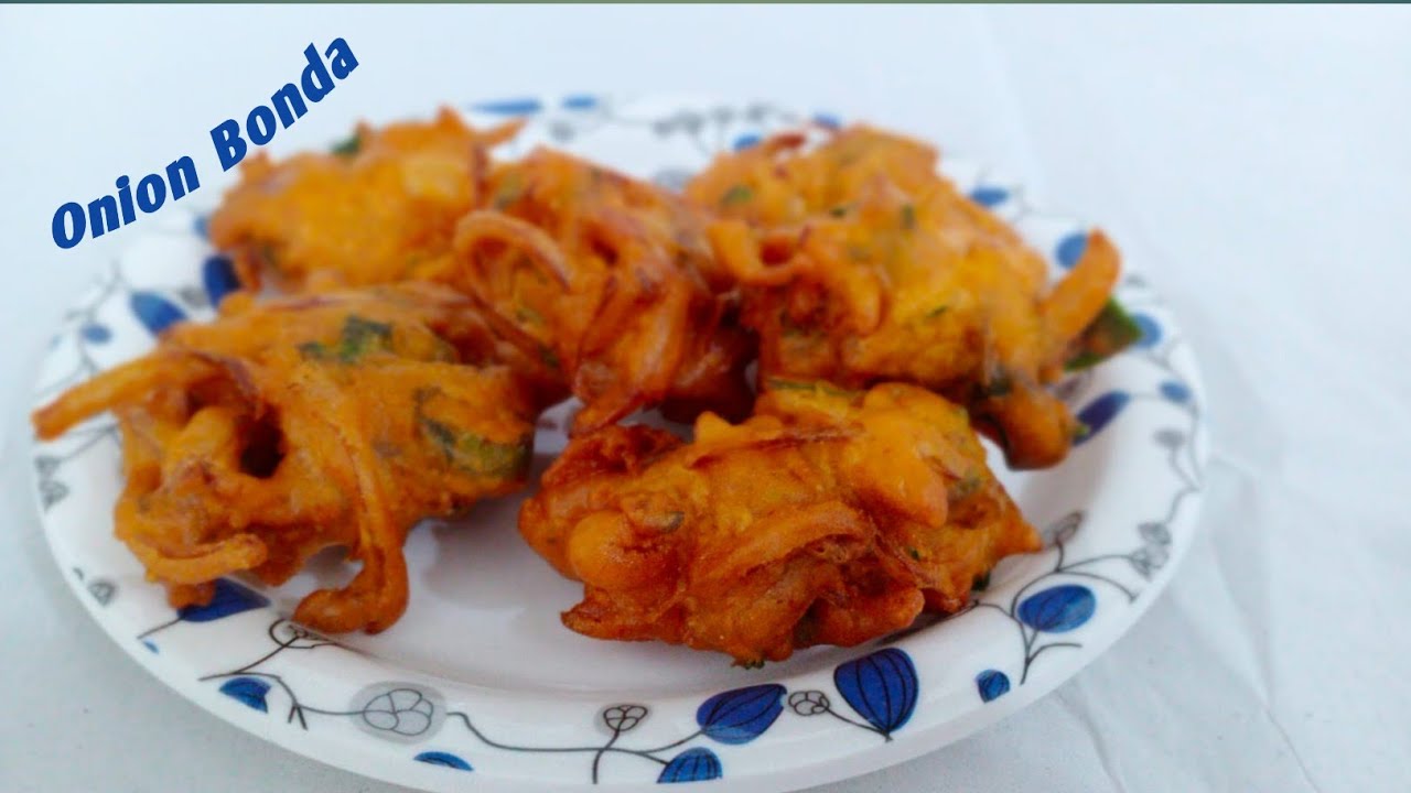 Crispy Onion Bonda Recipe | Quick Tea Time Snacks - YouTube