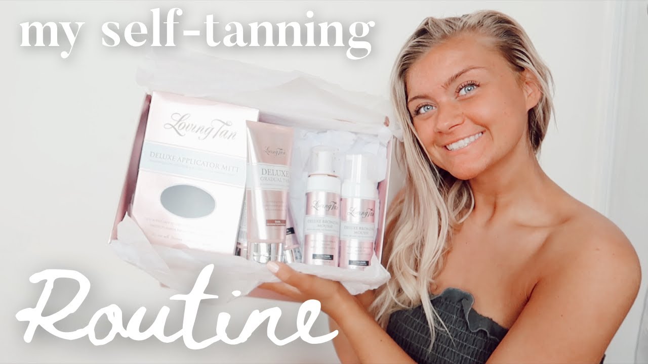 MY SELF-TANNING ROUTINE | LOVING TAN - YouTube