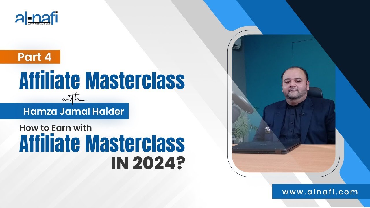 How to Earn with Al Nafi Affiliate in 2024 | Hamza Jamal Haider - YouTube
