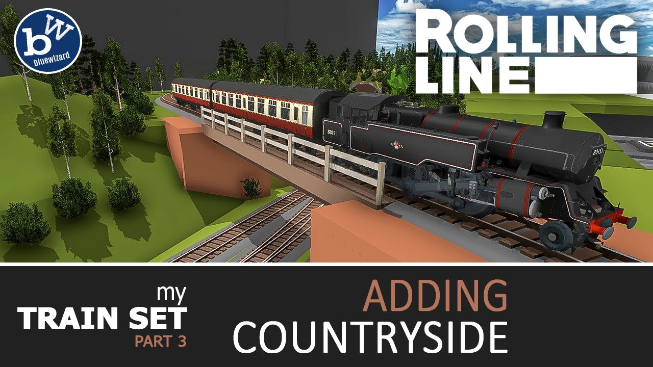 Rolling Line - My Train Set P3 - Adding in Some Countryside - Train set ...