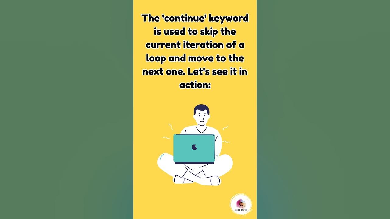 Continue with the Continue Keyword in Java! - YouTube