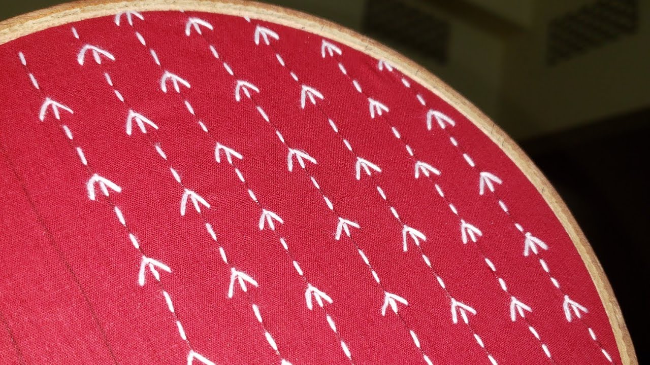 Traditional Nakshi Khata Stitch| Easy Embroidery Hand Work for ...
