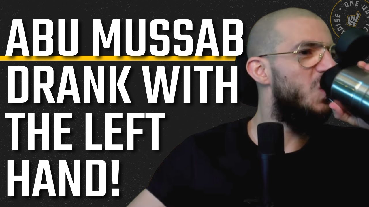 Abu Mussab Drank with His Left Hand! | Clip | Abu Mussab Wajdi Akkari - YouTube
