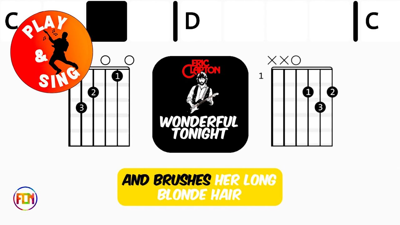 Eric Clapton - Wonderful Tonight | Scrolling Guitar Chords & Lyrics ...