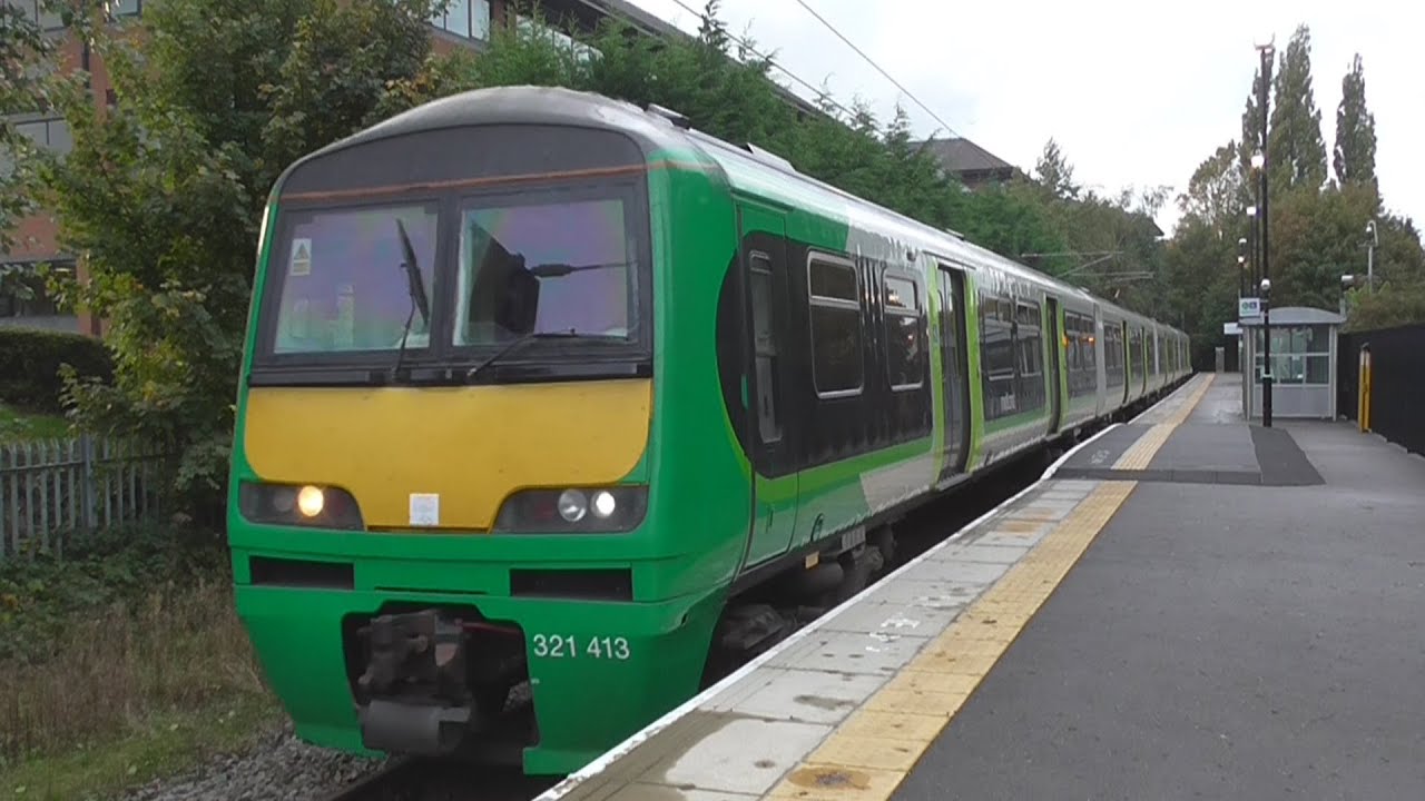 Class 321 321413 Departs St Albans Abbey For Watford Junction - YouTube