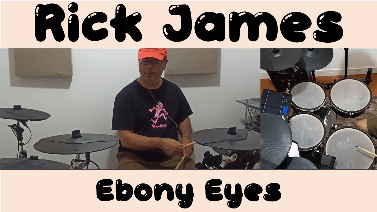 Ebony Eyes - Rick James - Drum Cover 153 - YouTube