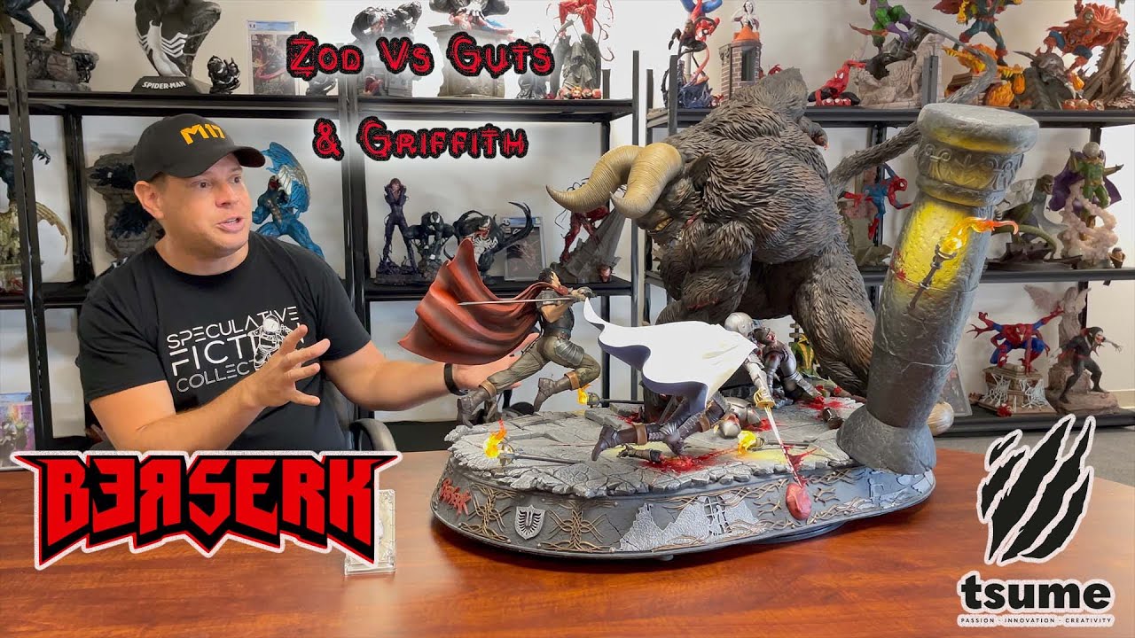 BERSERK DIORAMA: TSUME ZODD Vs GUTS & GRIFFITH STATUE REVIEW - YouTube