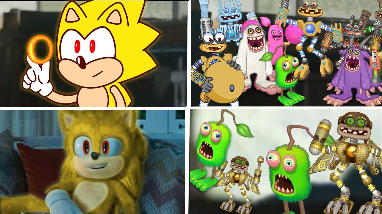 Sonic The Hedgehog Movie My Singing Monsters WUBBOX VS SUPER SONIC Uh ...