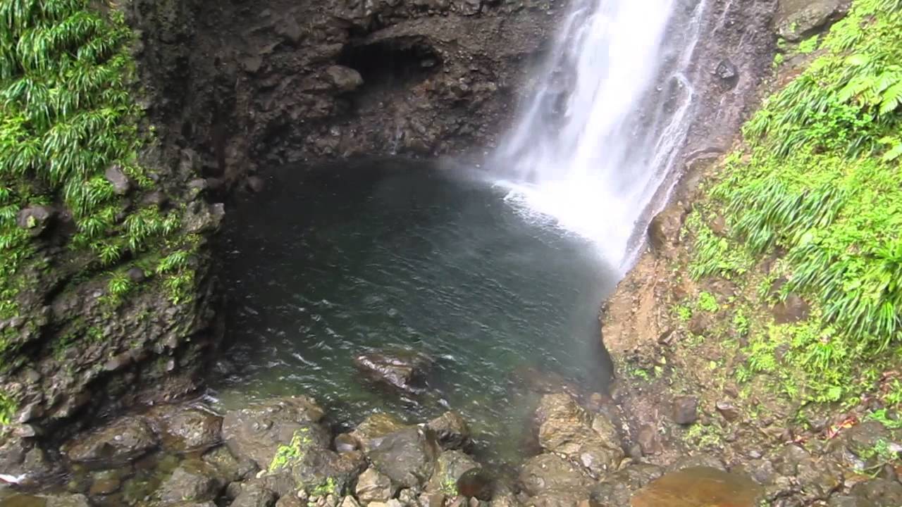 Middleham Falls, Dominica - YouTube