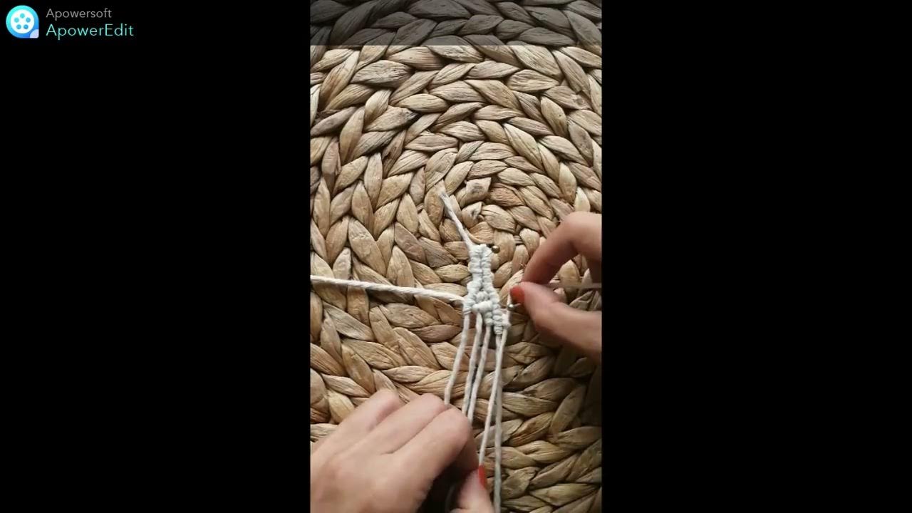 Macrame SEAHORSE Tutorial - Makrome Denizatı Yapımı - DIY - YouTube