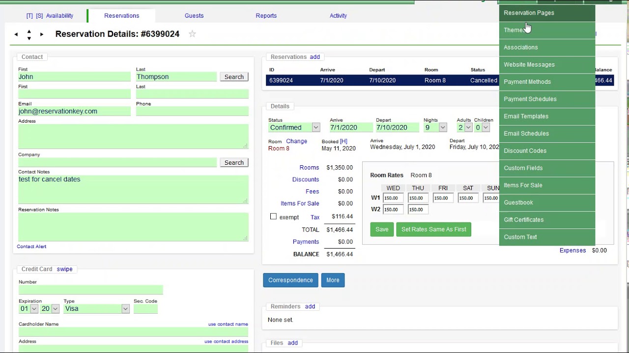 How to cancel or modify a reservation online - YouTube