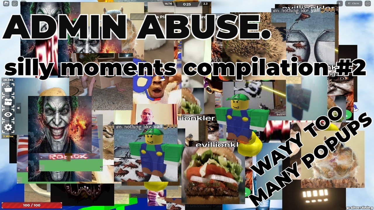 ADMIN ABUSE. | plate insanity moments #2 - YouTube