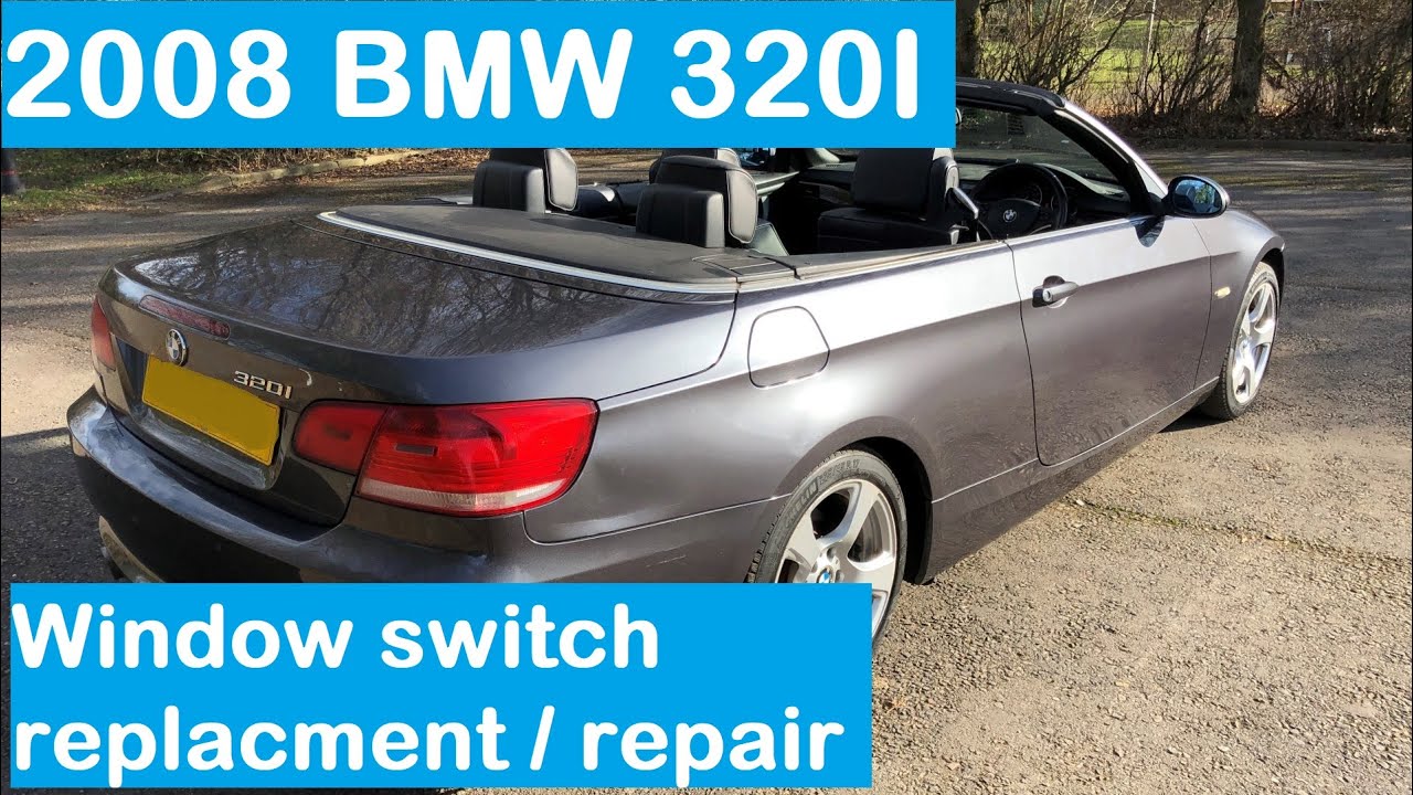 2008 BMW E93 Window switch replacement/repair - YouTube