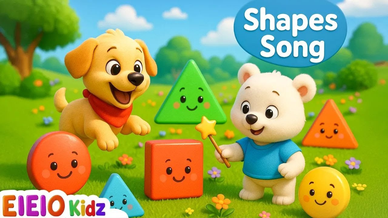 Shapes Song | Nursery Rhymes for Kids | Kindergarten Learnings - YouTube