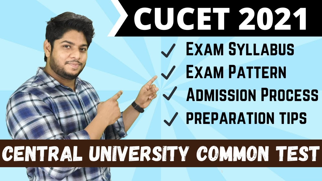 How to prepare CUCET Central university common entrance test syllabus ...