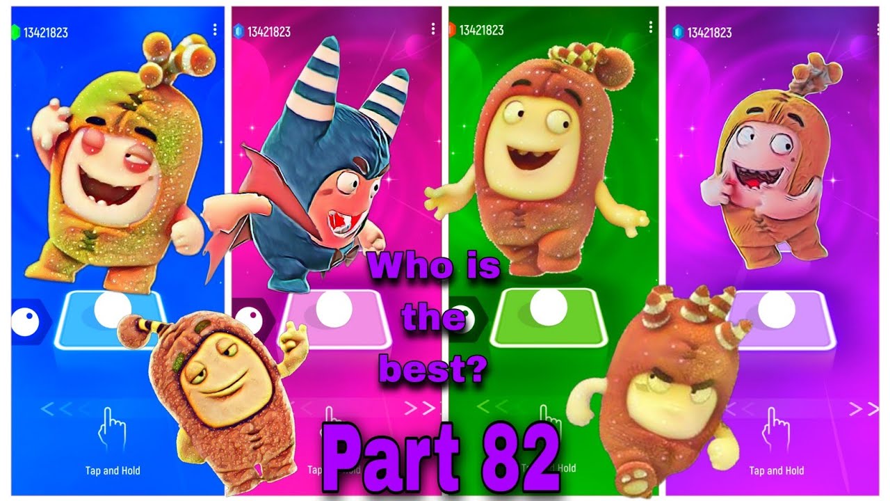 All Oddbods. Fuse 🆚 Jeff 🆚 Newt 🆚 Bubbles 🆚 Zee 🆚 Pogo 🎶 Who is the ...