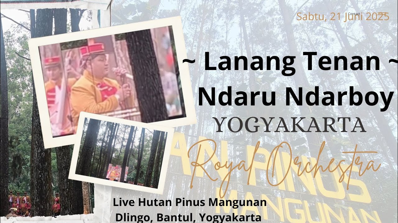 Lanang Tenan Ndaru Ndarboy x Yogyakarta Royal Orchestra Live Hutan ...