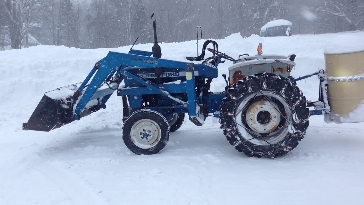 Ford 1600 w/F770 Loader - YouTube