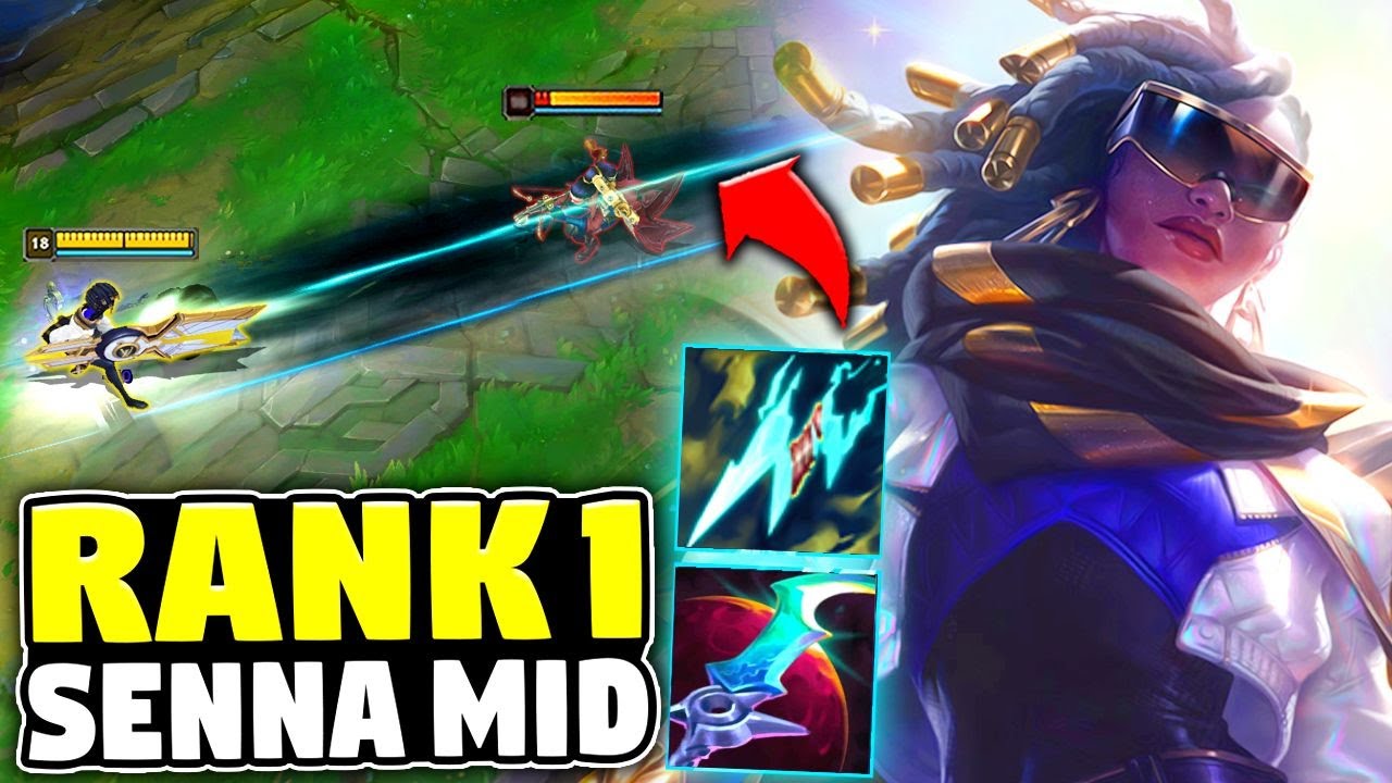 The RANK 1 Senna finally tries out Senna Mid ... (GOD MODE TIME!) - YouTube