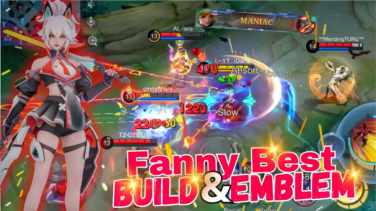 NEW SEASON S36! HYPER CARRY AGGRESSIVE FANNY GAMEPLAY ! BEST BUILD ...