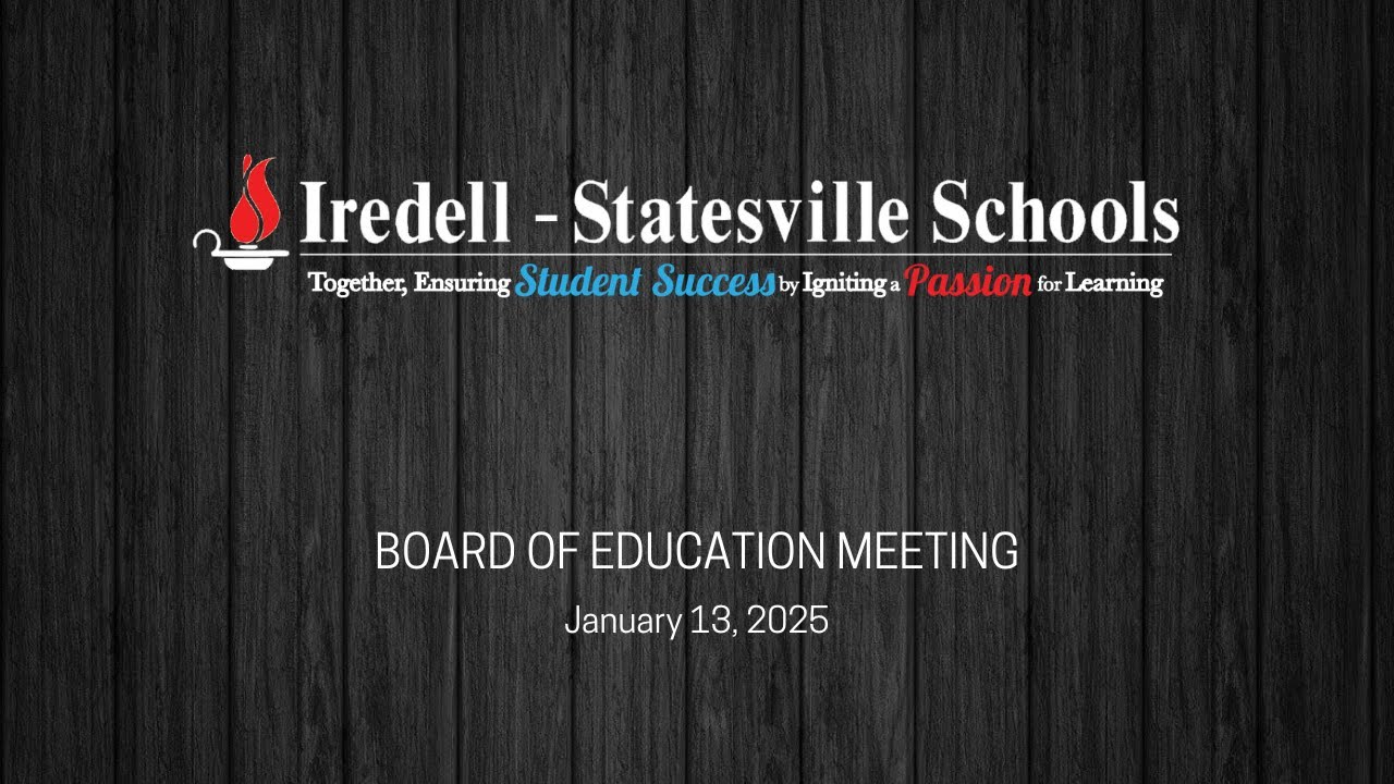 January 13, 2025 - Board of Education Meeting - YouTube