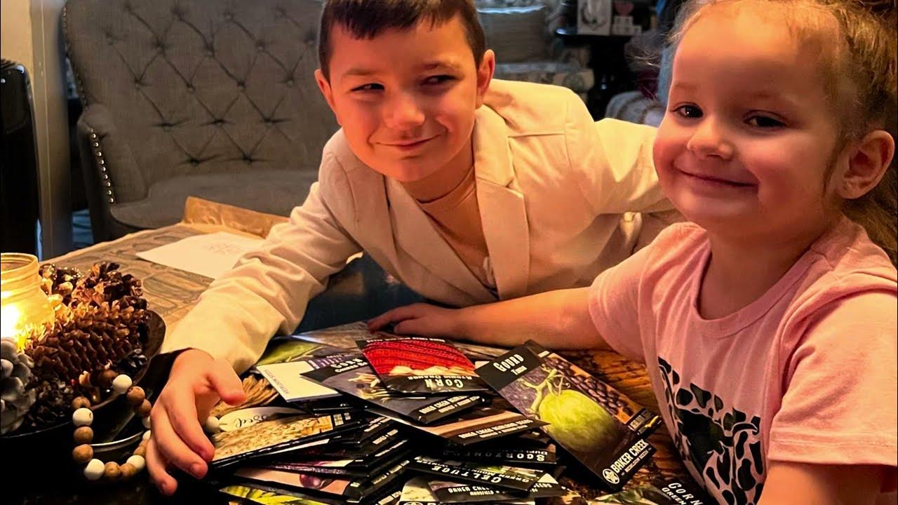 Seed Unboxing with Grandkids 💞 - YouTube