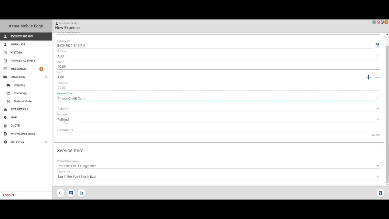Astea Mobile Module 3 Adding Expenses - YouTube