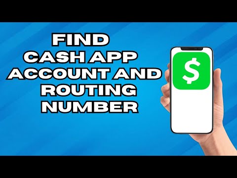 How To Find Cash App Account number and Routing Number - YouTube