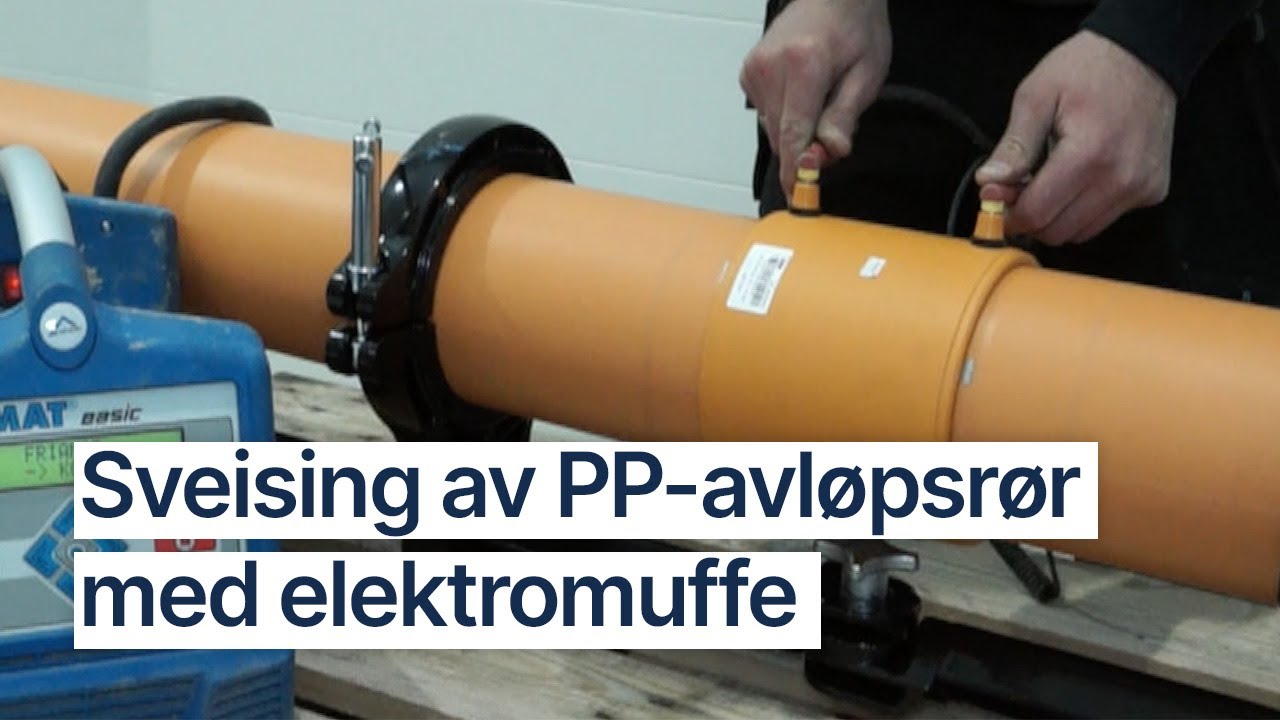 Sveising av PP med elektromuffe - YouTube