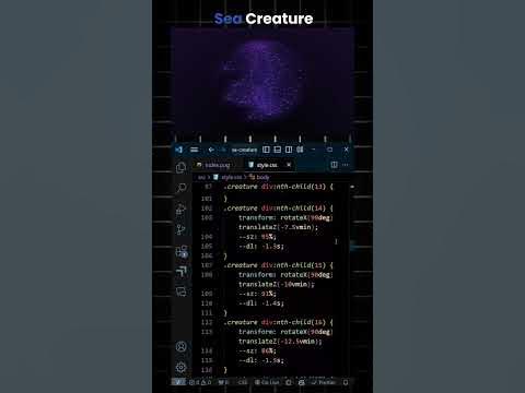 Sea Creatures 🔥#shorts #viral #coding #coder #webdevelopment #html #javascript #codinglove # ...