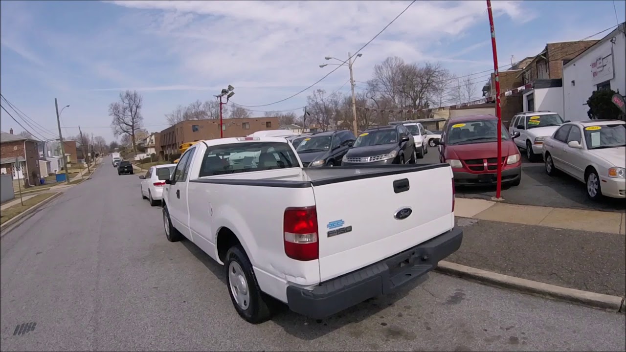 2008 Ford F150 Long 8 Foot Bed White - YouTube