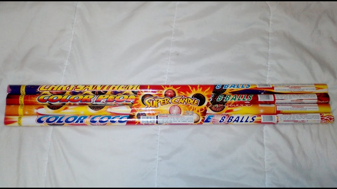 Super Candle Assortment Pack By Legend Fireworks - YouTube