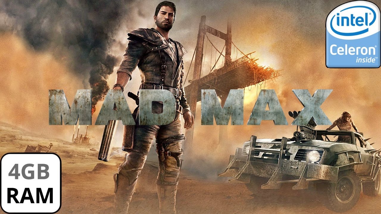 Mad Max Rodando em um NOTEBOOK FRACO Intel Celeron 4GB de ram - YouTube