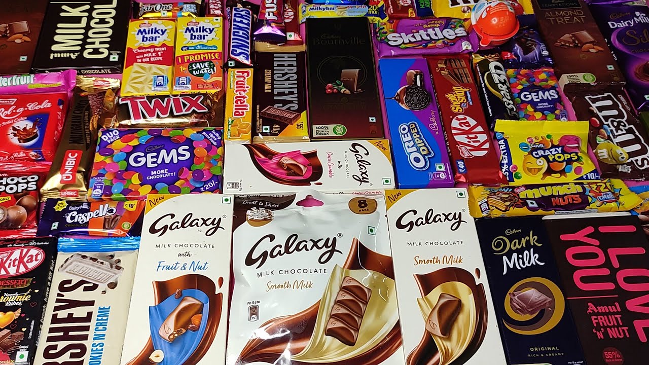 Lots Of Candies, Galaxy Chocolate Chocolate Opening Video | So Many ...