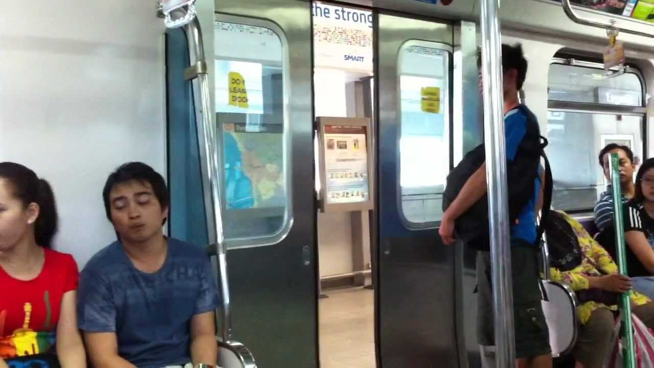 LRT 2 interior Manila MRT - YouTube