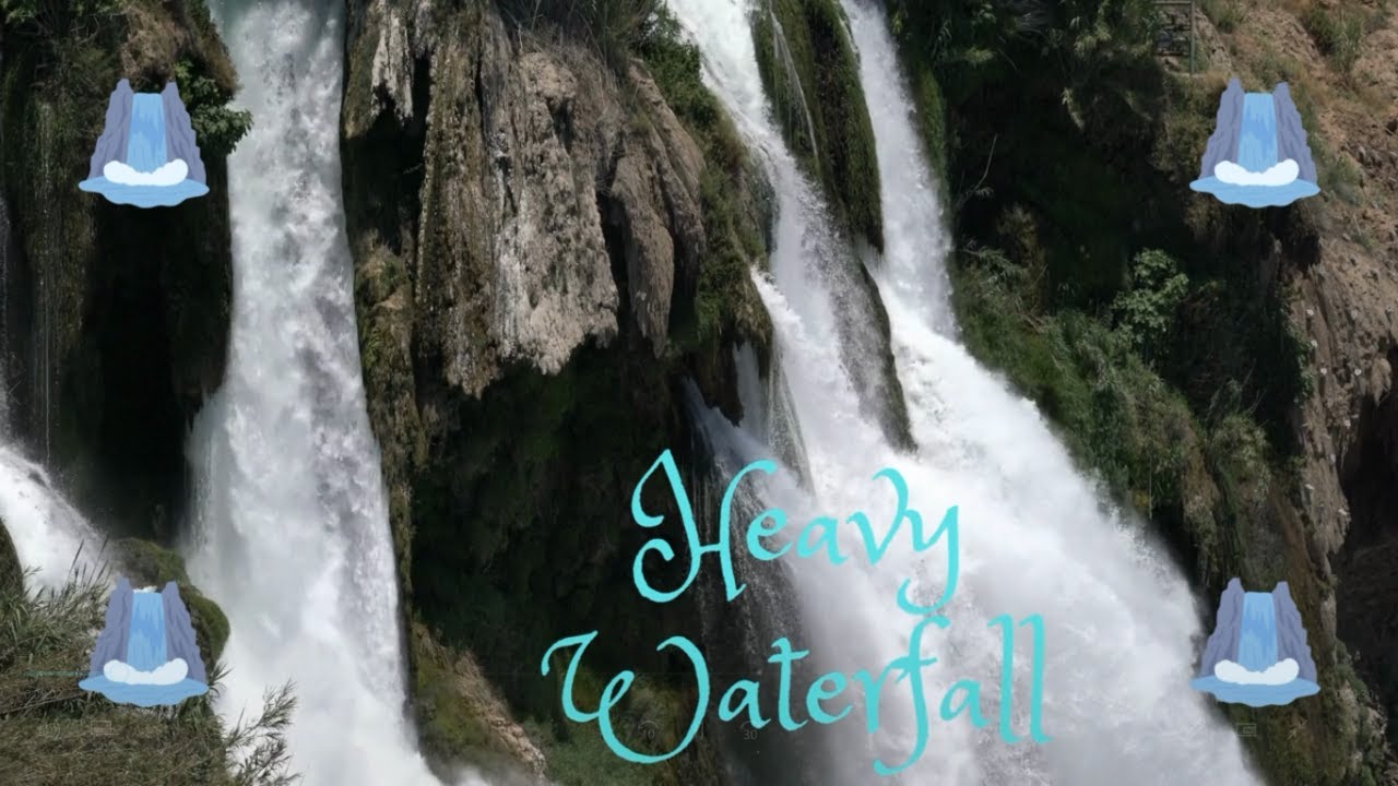 Chill Sounds for sleep, Heavy Waterfall - YouTube