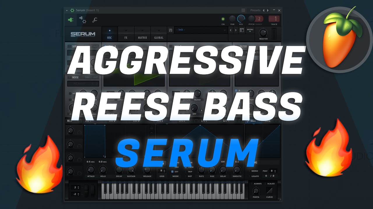 How To Make Crazy AGGRESSIVE REESE BASS! In SERUM | FL STUDIO 20 - YouTube