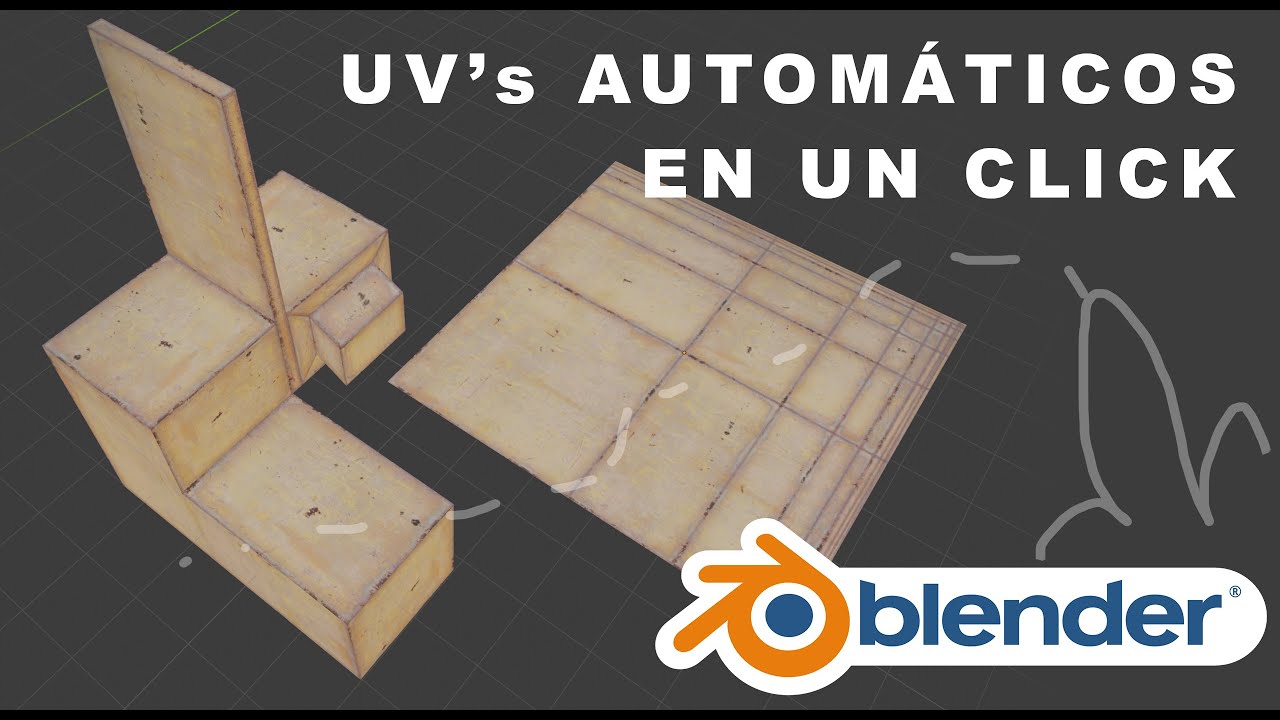 Tutorial Plugin DreamUV sin saber Blender desde 0 [UV's AUTOMÁTICOS DE CALIDAD EN UN CLICK ...